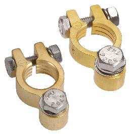 Projecta Negative Forged Brass Bolt Style Battery Terminal (Pack Of 10)