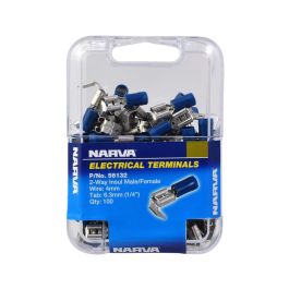 Narva Blue Piggy Back Crimp Terminal (Pack Of 100 )