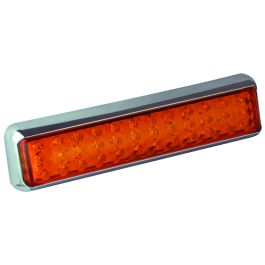 LED 12-24V Indicator Light With Chrome Bracket (200 X 50 X 28mm)