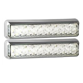 LED 12-24V Reverse Light With Chrome Bracket (200 X 50 X 28mm)