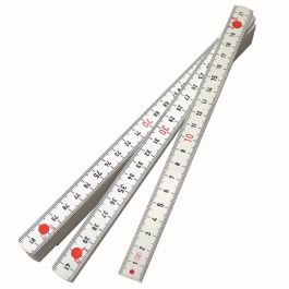 Toledo 2000mm Metric Single Sided Fibreglass Folding Ruler