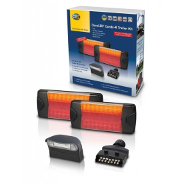 Hella 12-24V Duraled Combination Tailight Kit (With LED Number Plate ...