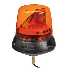 Narva 12-24V LED Amber Single Bolt Mount Rotating Beacon