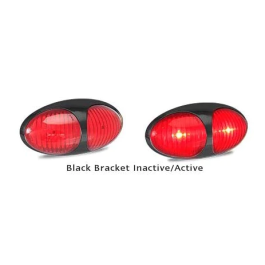 LED 12-24V Red Rear End Outline Marker Light (70 X 36 X 20mm)