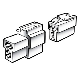 Narva 20 Amp 2 Pin Complete Connector Kit (Blister Pack Of 1)