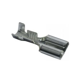 Quikcrimp Uninsulated 6.3mm Female Blade Crimp Terminal (Pack Of 100)