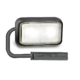 LED 12-24V WHITE FRONT END OUTLINE MARKER LIGHT TO SUIT HARNESS SYSTEM
