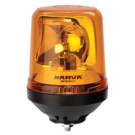 Narva Optimax 12-24V Amber Single Bolt Mount Rotating Beacon