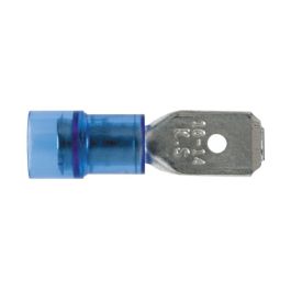 Hella Blue Polycarbonate Male Blade Crimp Terminal (Blister Pack Of 10)