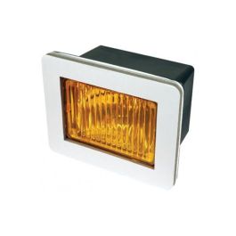 Hazard 12V LED Amber Bus Warning Light Adhesive Window Mount