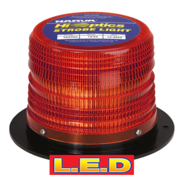 Narva 12/24V Red High Output LED Strobe 4 Flash Patterns Flange Base