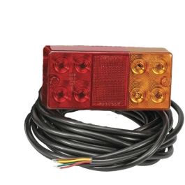 Narva 12V LED Combination Tailight With Number Plate Light & 9m Cable