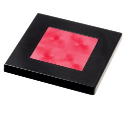 Hella 12V Deep Red Square LED Courtesy Light (60 X 60 X 22mm)