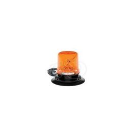 Ecco Roto 7660 Series 12-24V Amber LED Beacon With Vacuum Magnetic Base