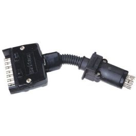 Britax 7 Pin Flat Socket To 6 Pin Small Plug Trailer Adaptor