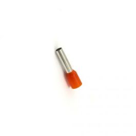 Utilux Orange (4mm² X 9mm) Bootlace Terminal (Pack Of 100)
