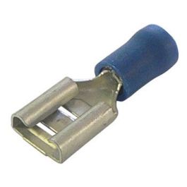 Blue 8mm Female Blade Crimp Terminal (Pack Of 100)