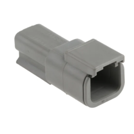 DEUTSCH DTM MINATURE 2 PIN FEMALE CONNECTOR HOUSING (PACK OF 100)