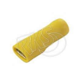 Bellanco Yellow 9.5mm Fully Insulated Female Blade Crimp Terminal ...