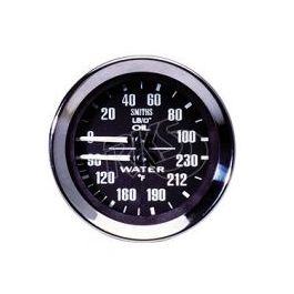 Smiths Mechanical 52mm Dual Oil Pressure/Water Temp Gauge