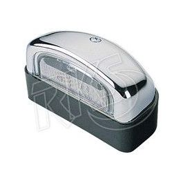 Hella Number Plate Light With Chrome Housing (105 X 60 X 55mm)