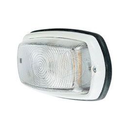 Hella Roof Light With White Rim (179 X 97 X 44mm)