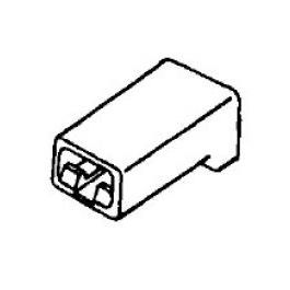 Quikcrimp Single Pin Male Connector Housing (Pack Of 10)