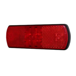 WHITEVISION 9-33V RED LED REAR END OUTLINE MARKER LIGHT WITH REFLECTOR