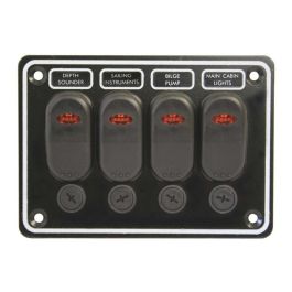 4 Rocker Switch Weatherproof Switch Panel
