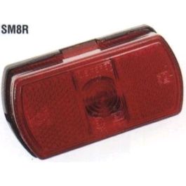 Perei Red Rear End Outline Marker Light (Blister Pack Of 1)